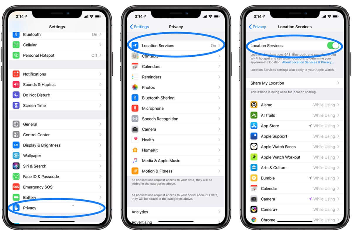 How To Enable Location On Iphone [a Step By Step Guide] Ifonetool