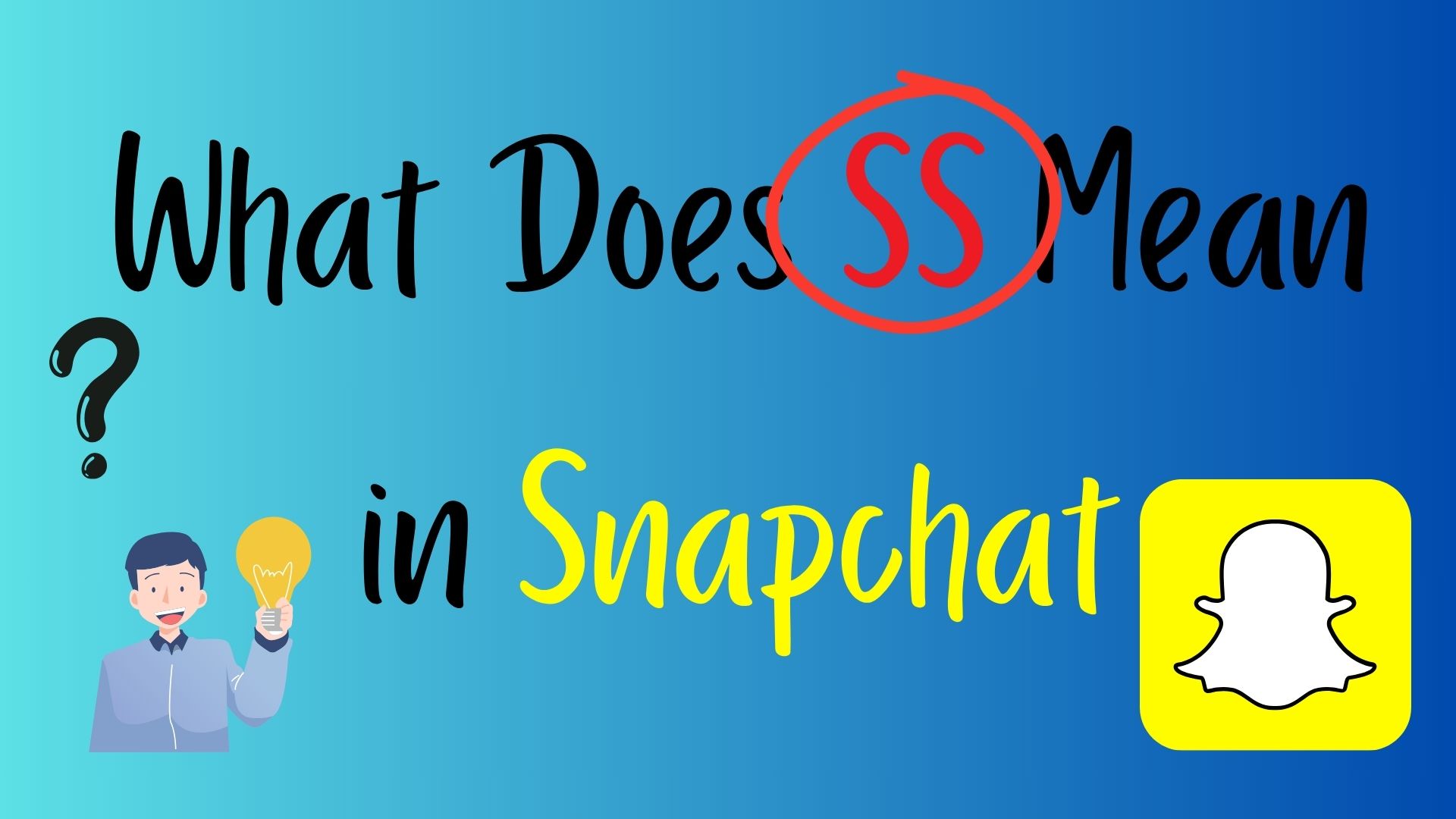 What Does SS Mean in Snapchat - iFoneTool