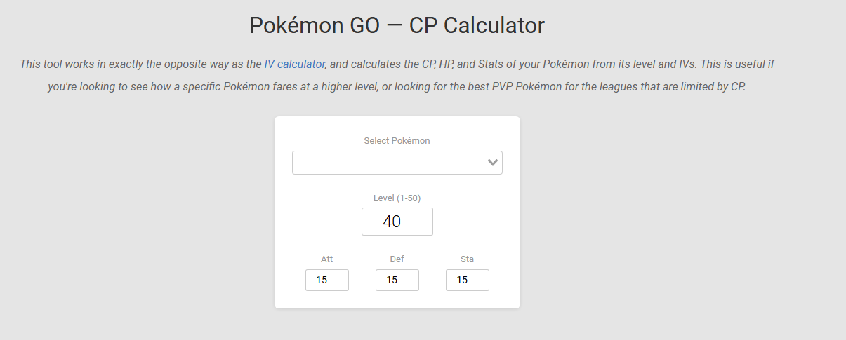 10 Pokemon Go Evolution Calculator Tools: Accurate CP, IV - iFoneTool